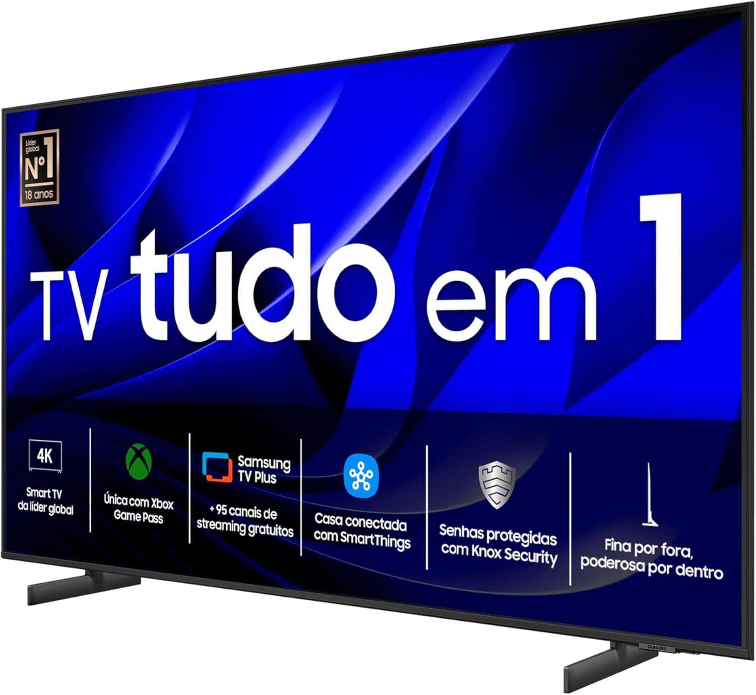 Samsung Smart TV 55" Crystal UHD 4K 55DU8000 - Painel Dynamic Crystal ...