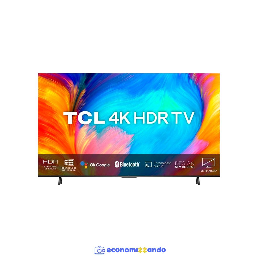 TCL 43P635 - Smart TV LED 43", 4K UHD, Google TV, | Economizzando