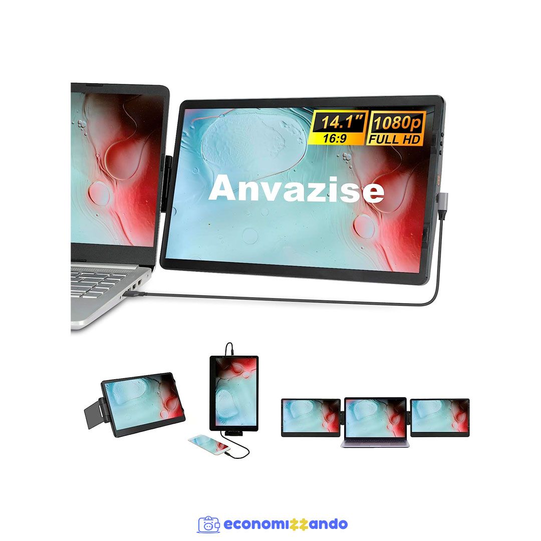 Monitor Externo 14.1 Polegadas IPS Full HD | Economizzando