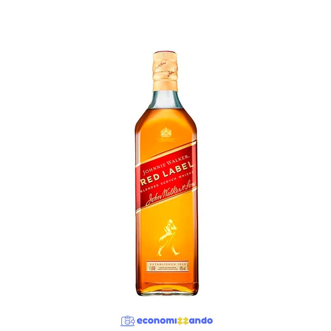 Whisky Escocês johnnie Walker Red Label 1l | Economizzando Whisky Escocês johnnie Walker Red Label 1l | Economizzando