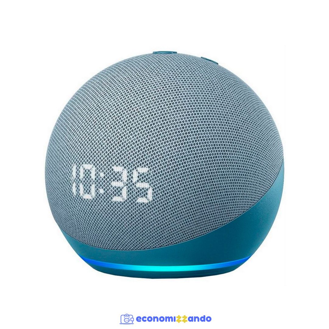 Amazon Echo Dot Alexa 4 Geração Azul | Economizzando