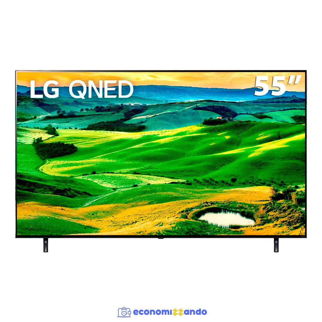 Smart TV LG QNED 55" 4K 120hz 55QNED80 | Economizzando