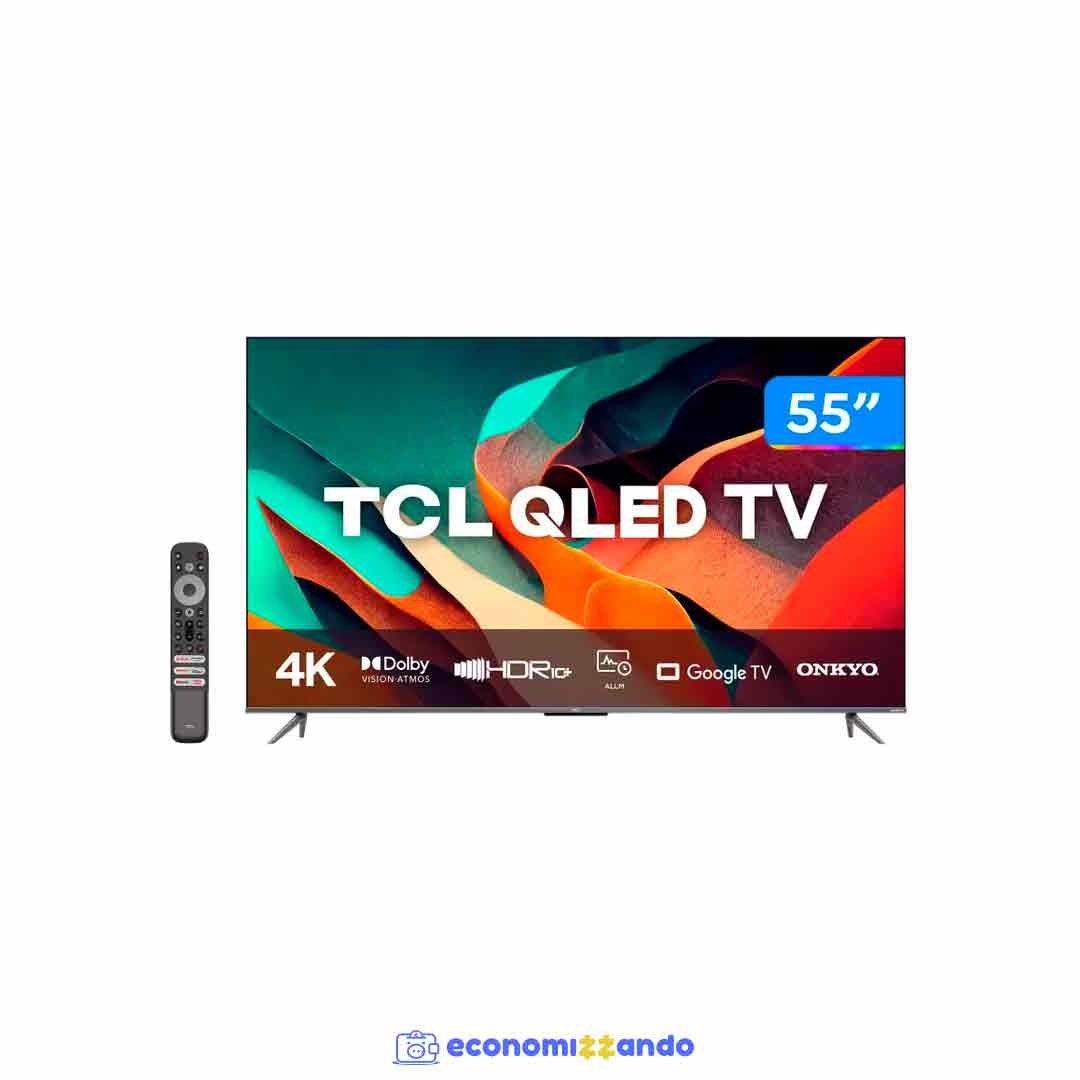 Smart TV 55” 4K UHD QLED TCL 55C635 | Economizzando