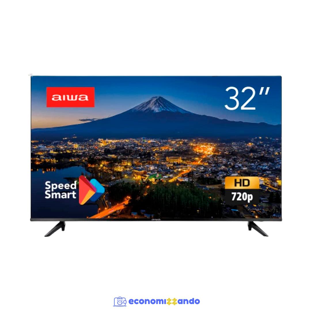 Smart TV LED 32" HD Aiwa 32-BL-01 - Wifi, USB, HDMI | Economizzando
