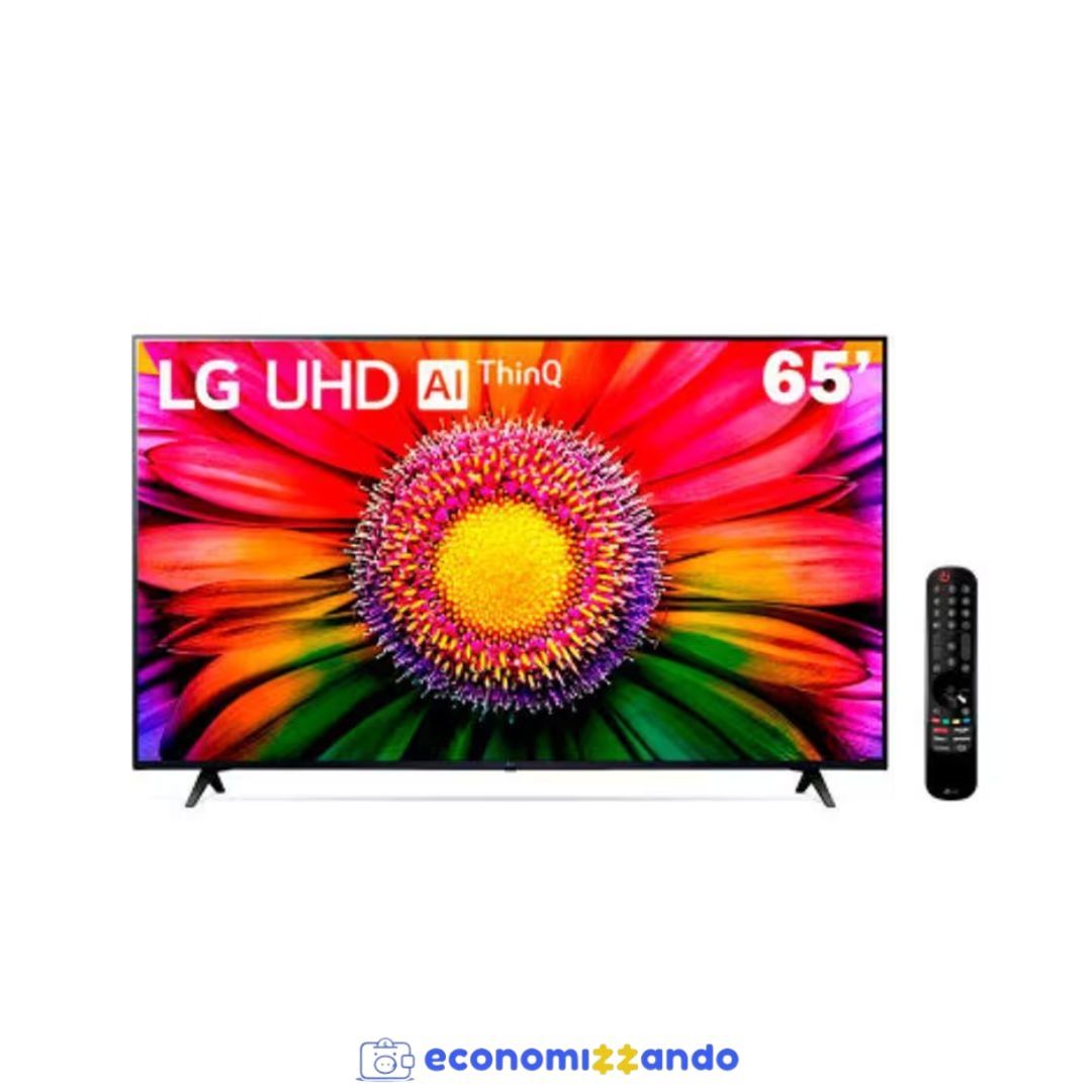 Smart TV 65 Polegadas 4K LG UHD ThinQ AI 65UR8750PSA HDR Bluetooth 3 ...