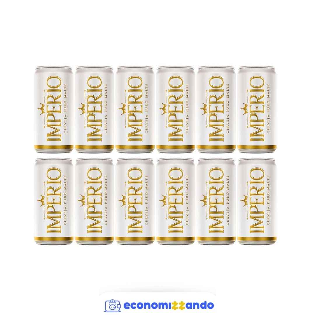 Cerveja Império Pilsen Lata 269ml Pack - 12 Unidades | Economizzando Cerveja Império Pilsen Lata 269ml Pack - 12 Unidades | Economizzando