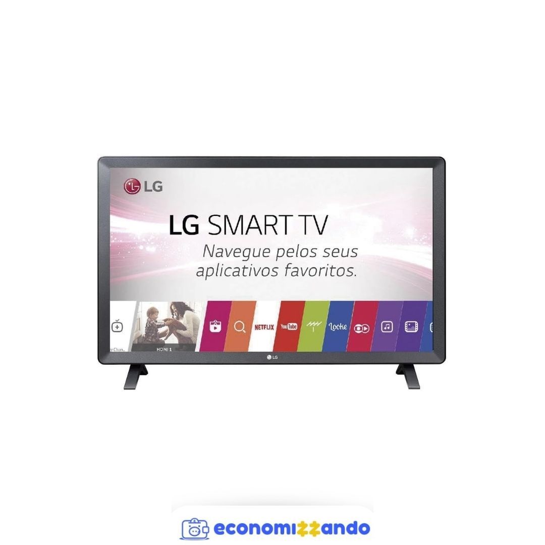 Smart TV LED 24' Monitor LG 24TL520S, Wi-Fi, WebOS 3.5, DTV Machine ...