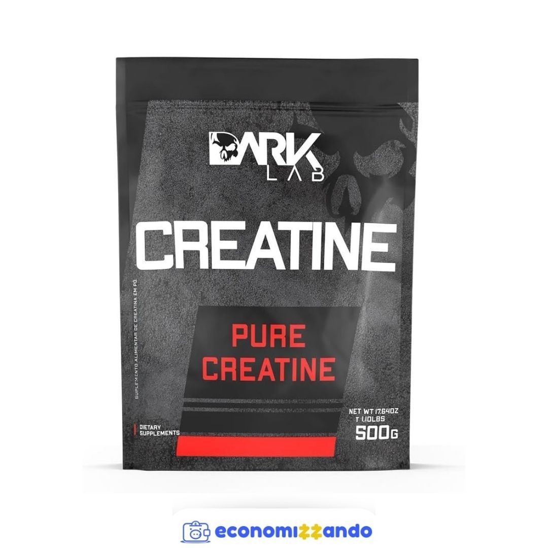 Creatina 100 Pura Monohidratada 500g Dark Lab Serve 166 Doses Mais