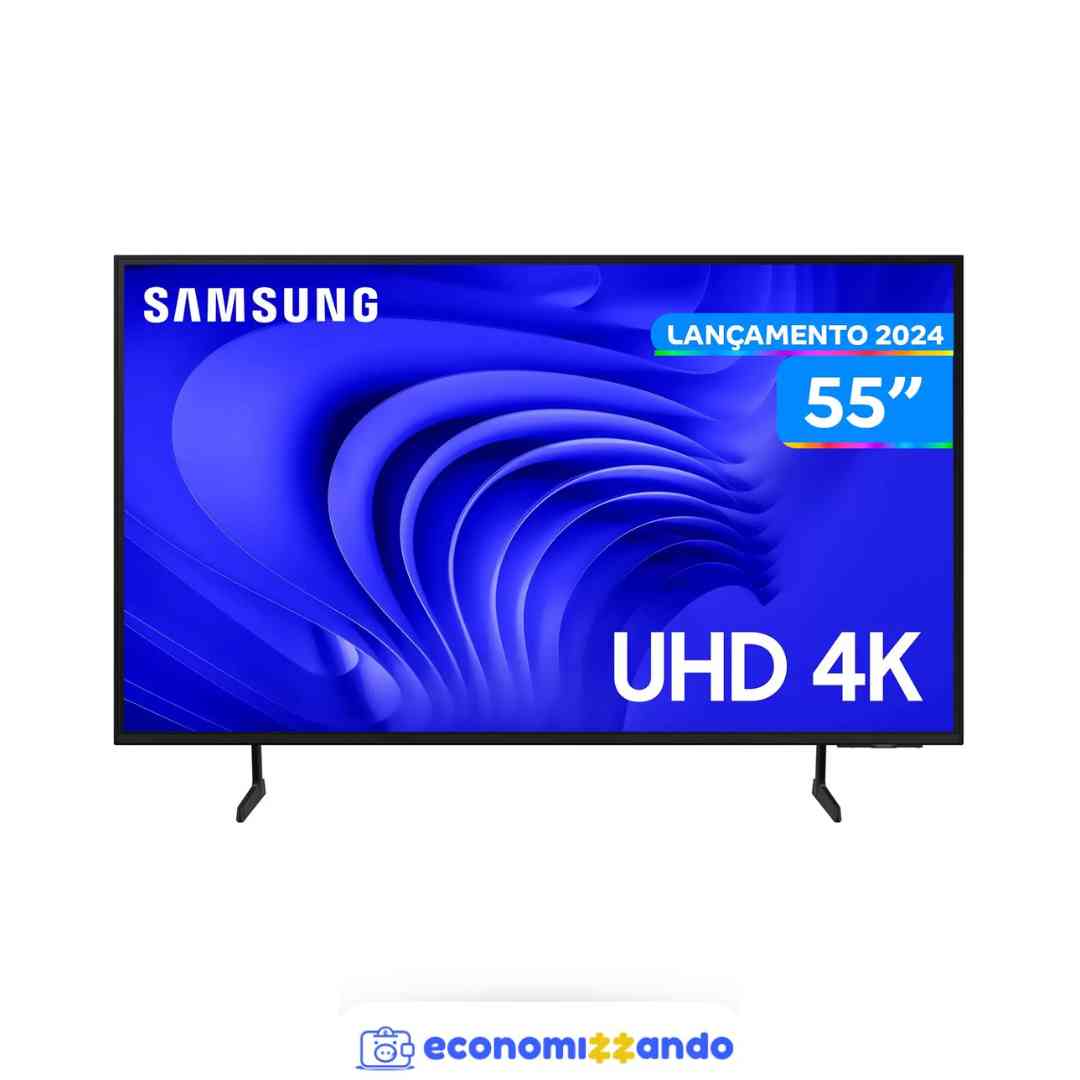 Samsung Smart TV 55" UHD 4K 55DU7700 - Processador Crystal 4K, Gaming ...