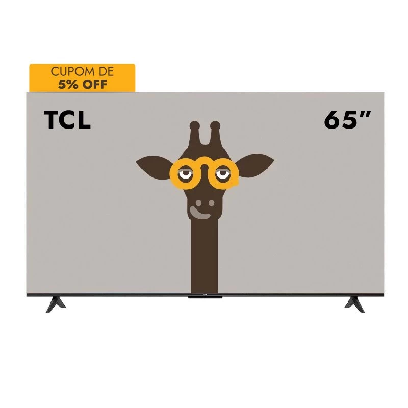 Smart TV TCL 65" LED 4K UHD 65P635 Google TV | Economizzando