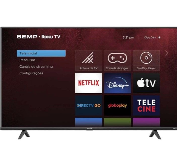 Smart TV Semp Roku Led 50¿ Rk8500 4k UHD HDR Wifi Dual Band, 4 Hdmi, 1 ...